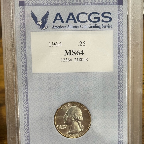 United States | Art | Graded Mint State Ms64 964 Silver Quarter ...